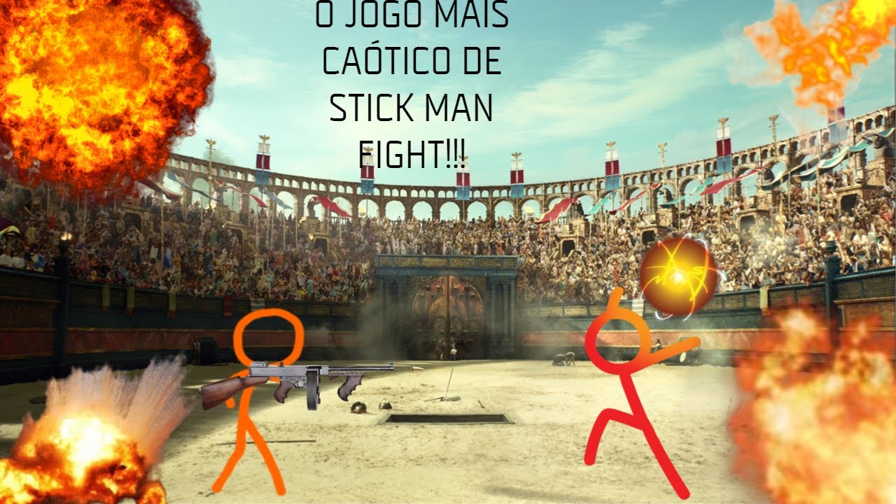 O JOGO MAIS CAÓTICO DE STICK FIGHT!!!!! (jogando Stick fight the game ...