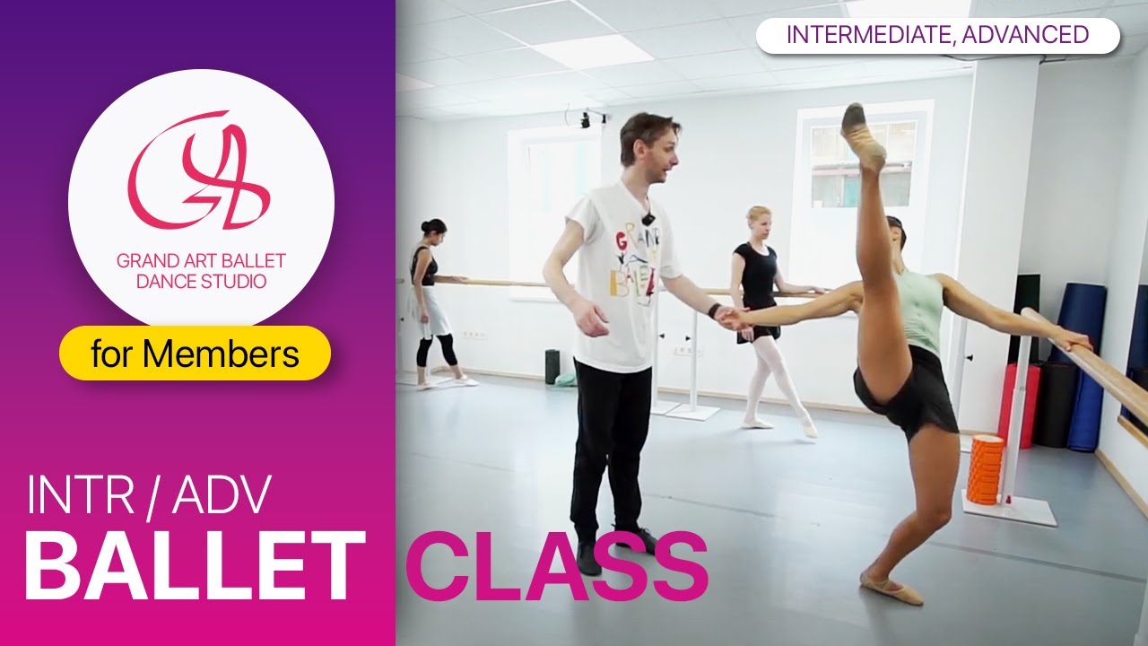 Ballet class for Intermediate lv. / For members Lv.2 Up - YouTube