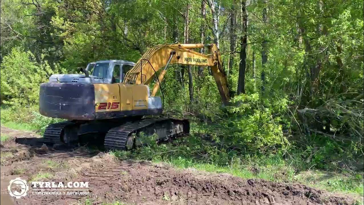 В наявності вживаний гусеничний екскаватор NEW HOLLAND E215 . Коротка демонстрація основних ...