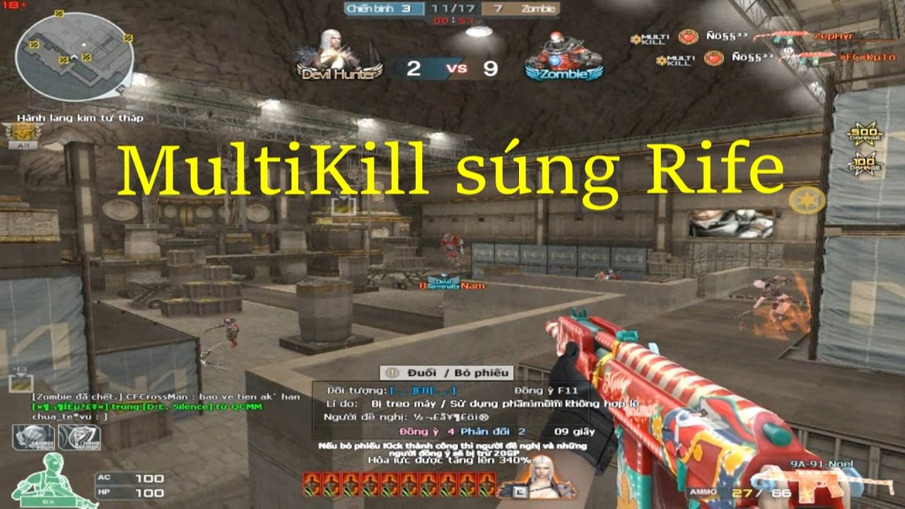 [ Bình Luận CF ] 9A-91-Noel - Tiền Zombie v4 - YouTube