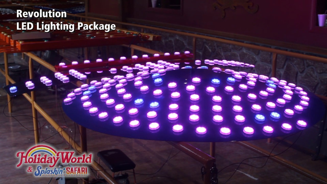 New LED light package for Revolution | Holiday World - YouTube