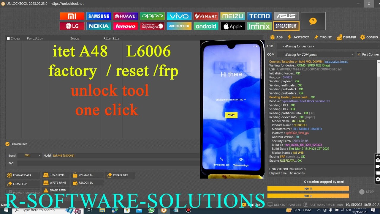 Itel A48 L6006 FRP unlock toolpattern remove #viral #itel #ytshorts # ...