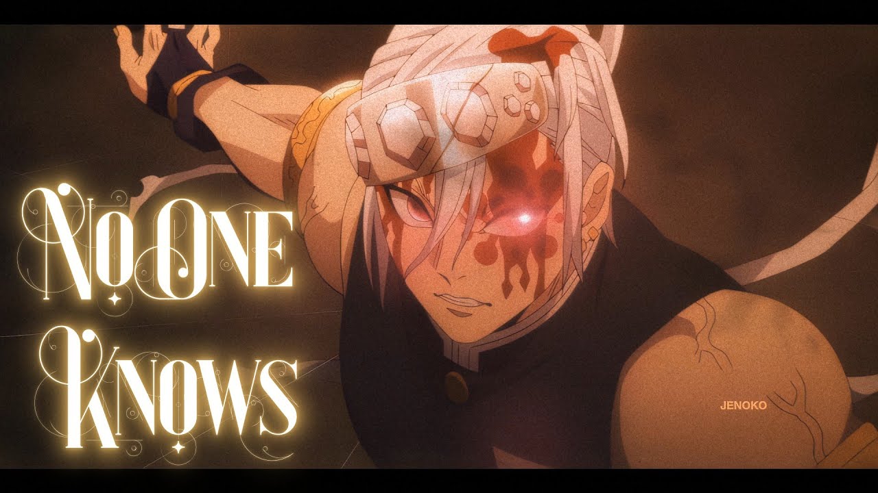 No One Knows「Flow/Edit」4k - YouTube