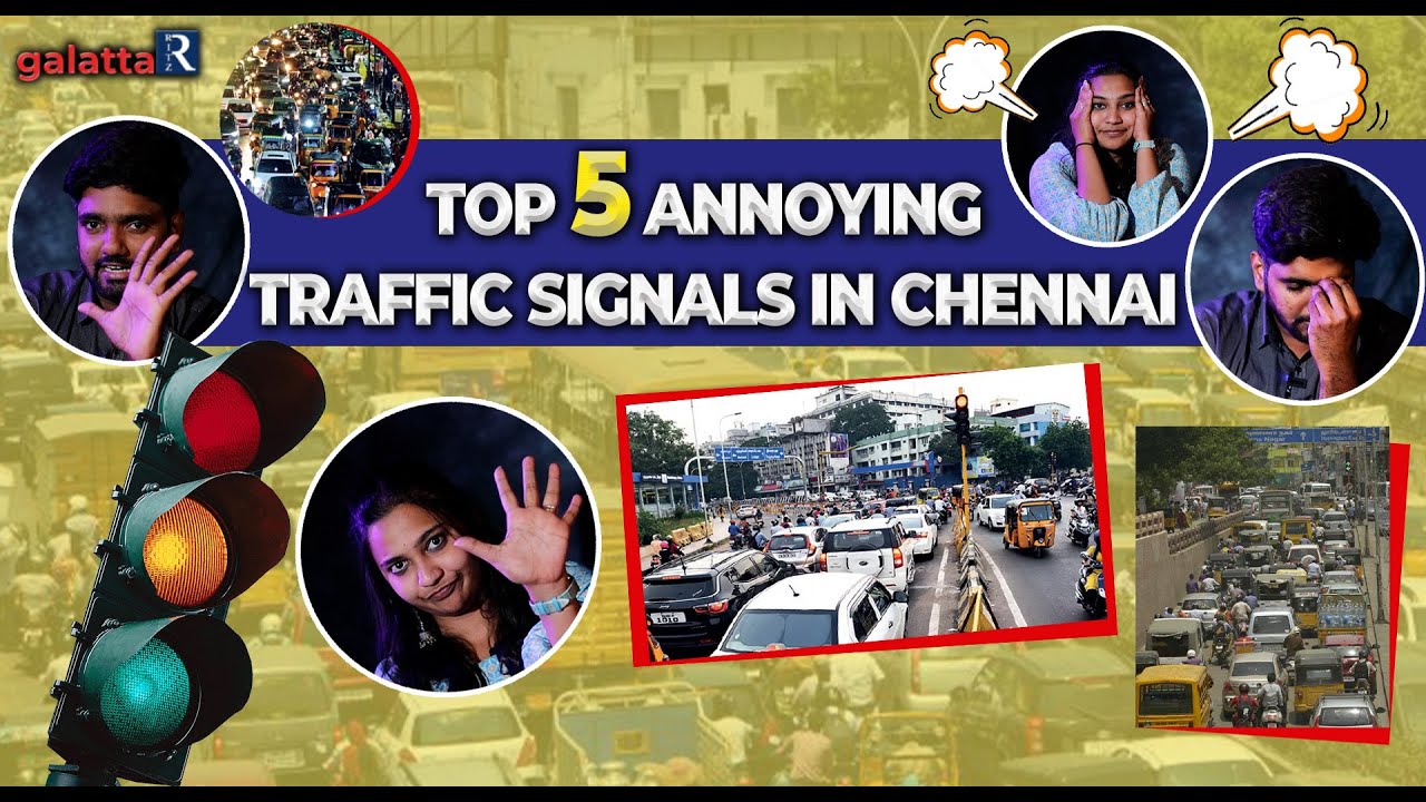 How long have you waited at these traffic signals in Chennai?? - YouTube