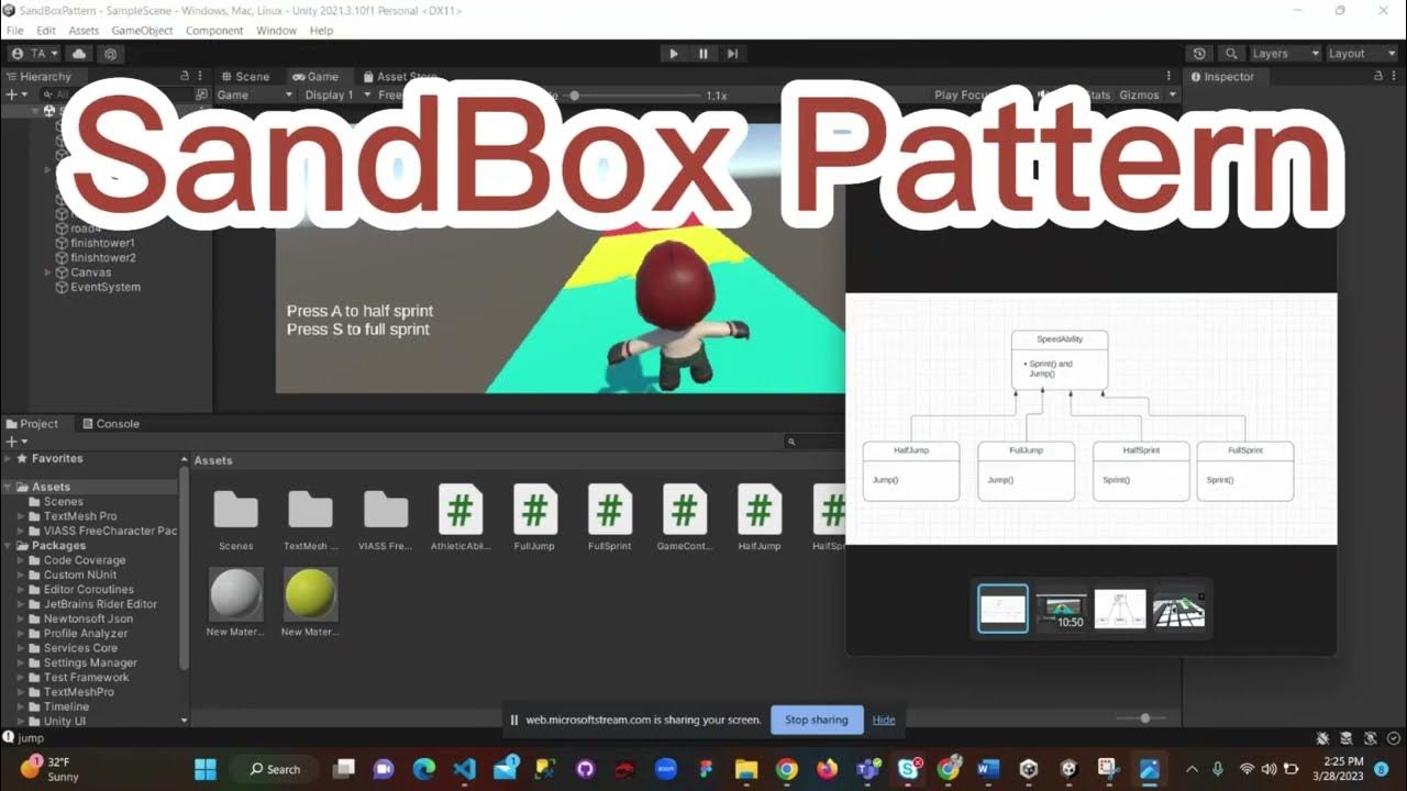 HOW TO: SandBox Pattern IN UNITY - YouTube