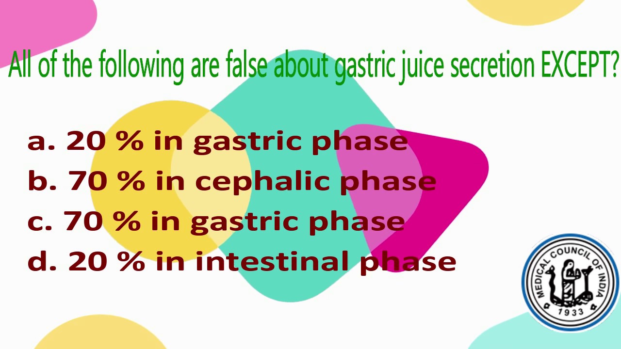 Quick revision 5 : (MCI exam self practice 30 Sec 3 MCI questions ...