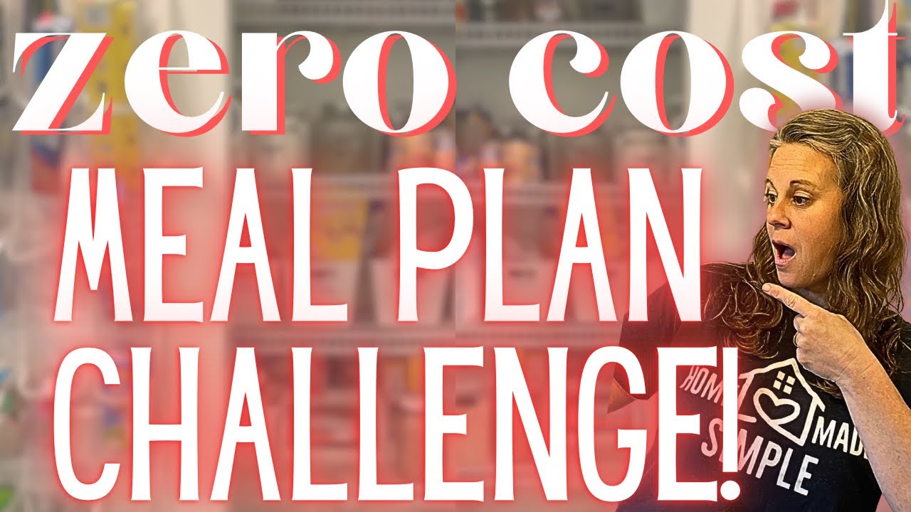 EASY Meals to MAKE at HOME- PANTRY Challenge - NO SPEND Meal Plan! # ...