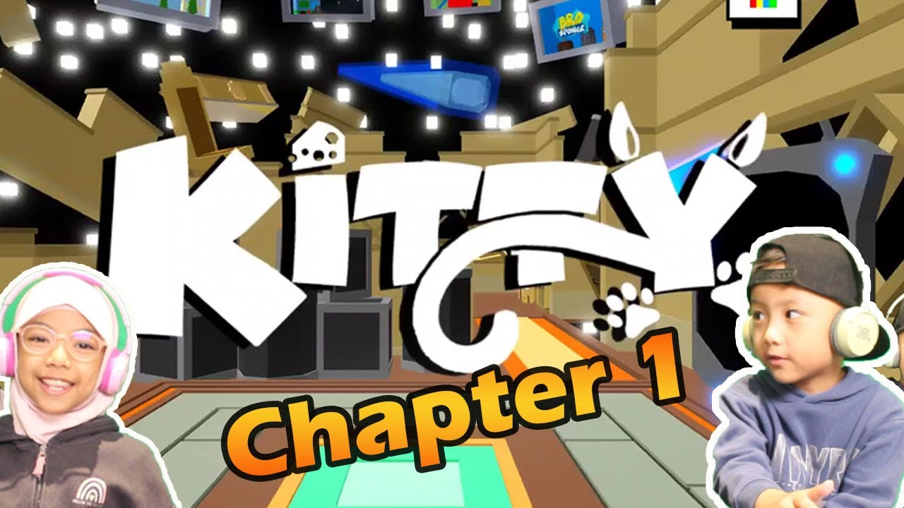 ROBLOX KITTY ! Chapter 1 ( Sis and Bro Duo player) #roblox #robloxkitty ...
