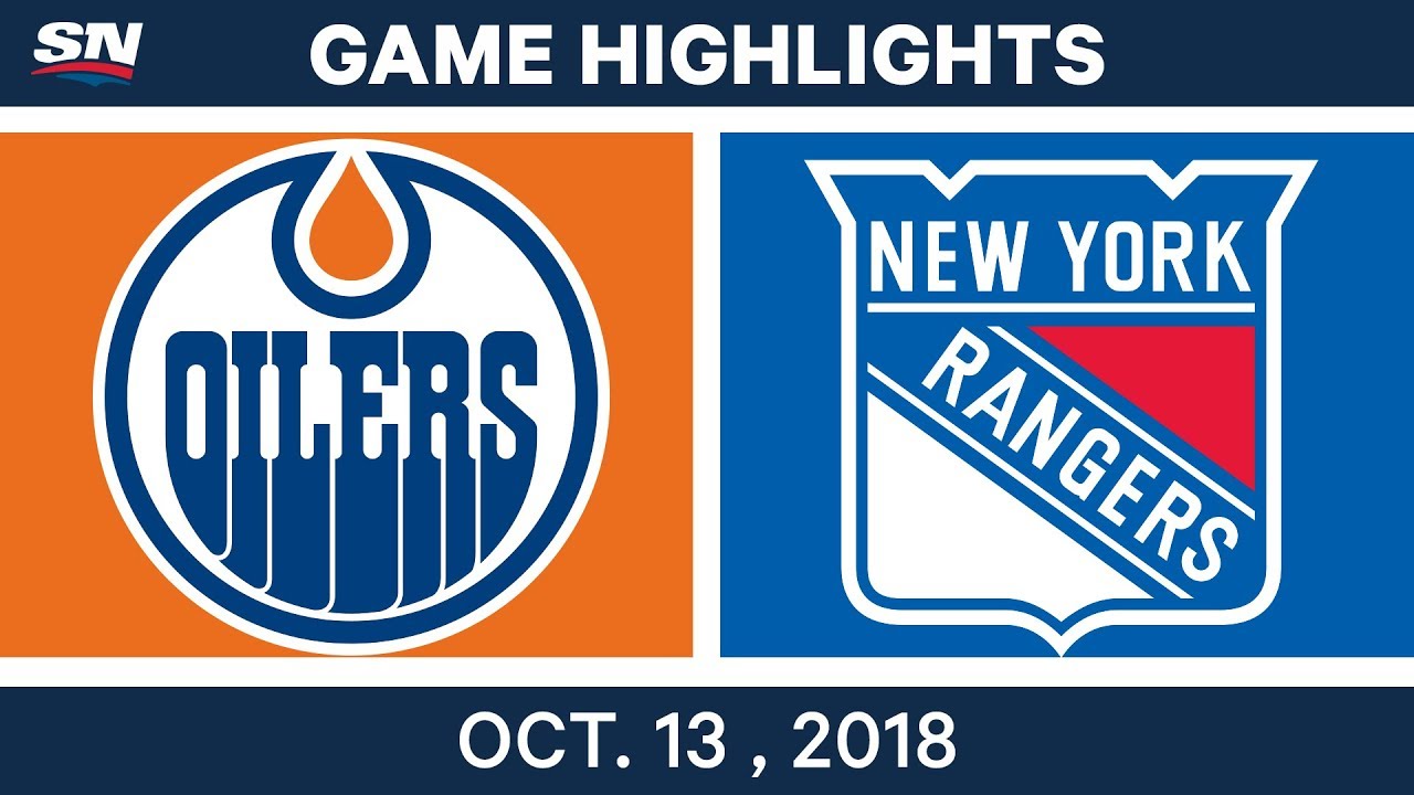 NHL Highlights | Oilers vs. Rangers - Oct. 13, 2018 - YouTube