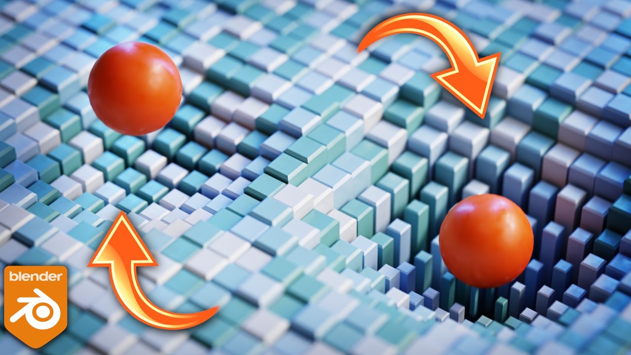 Satisfying Animation Loop with Geometry Nodes Proximity (Blender ...