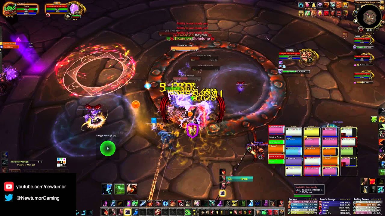 Imperator Mar'gok - Highmaul Normal - Druid Tank POV - YouTube