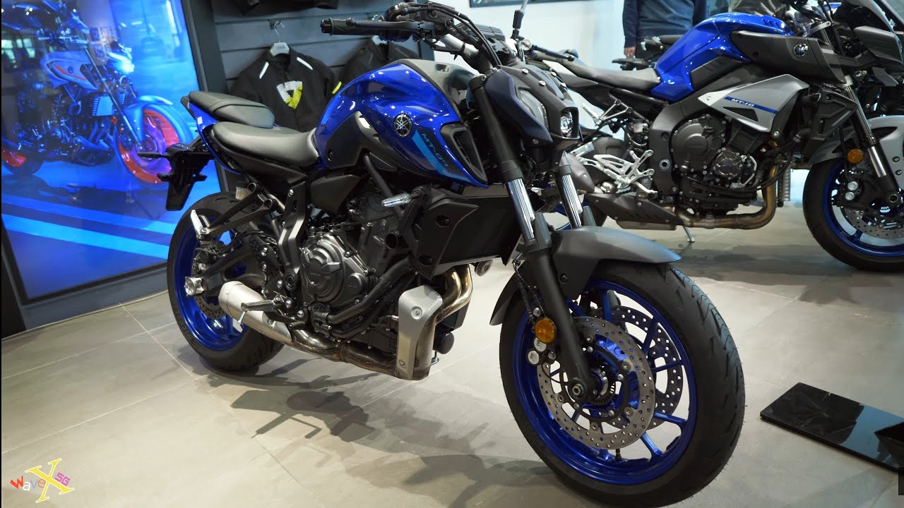 Yamaha MT-07 màu mới 2022 - Blue GP - Walkaround [4K60P] - YouTube
