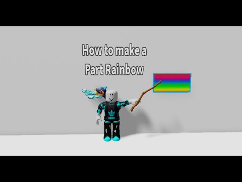 How to make Rainbow Parts Roblox Studio (German) - YouTube