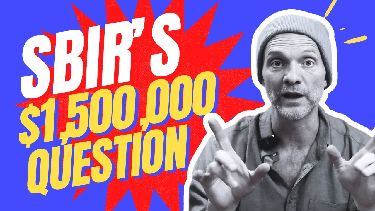 Are You Eligible for SBIR Grants? (The 1.5 Million dollar question) - YouTube