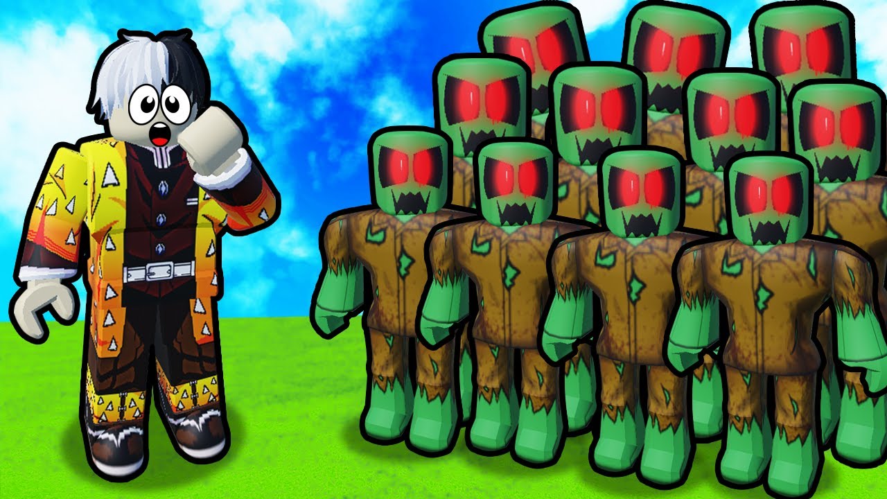 MAM WŁASNĄ ARMIĘ ZOMBIAKÓW w ROBLOX (Zombie Army Simulator) - YouTube