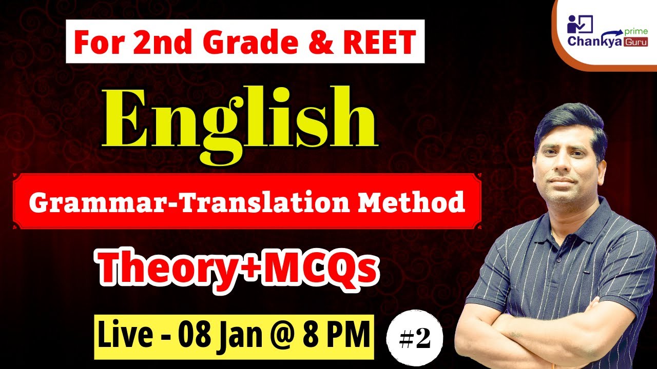Grammar-Translation Method -Theory + MCQs Part-2l English - YouTube