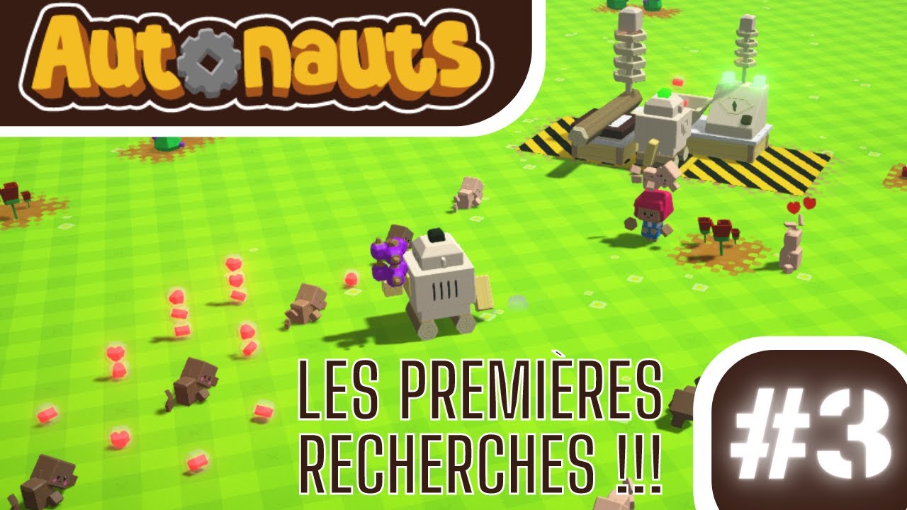 RECHERCHE ET ROBOTS NIVEAU 2 !!! / Autonauts Let's Play FR - YouTube