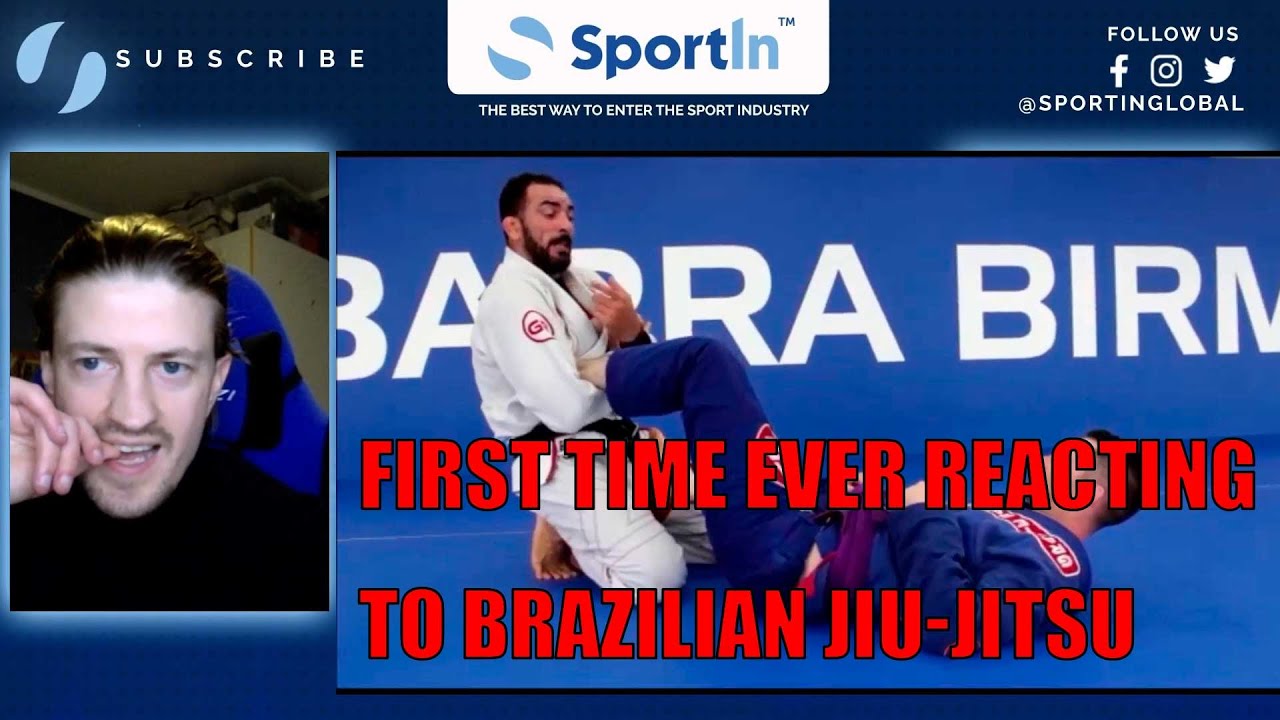 First time ever reacting to Brazilian Jiu-Jitsu | SportIn Global React - YouTube