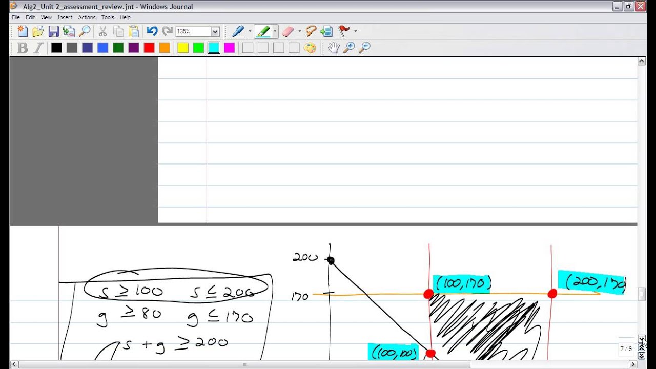 Linear Programming and Solving systems using matricies - YouTube
