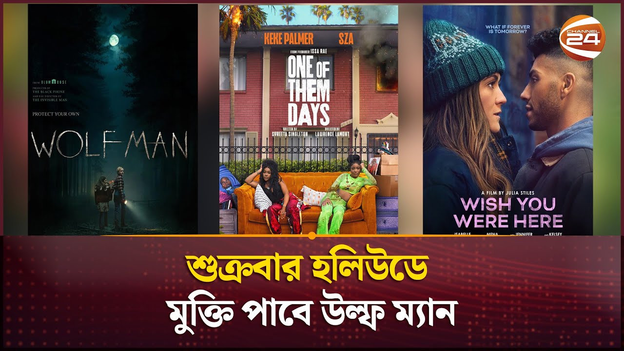 শুক্রবার হলিউডে মুক্তি পাবে উল্ফ ম্যান | Hollywood movie | Channel 24 ...