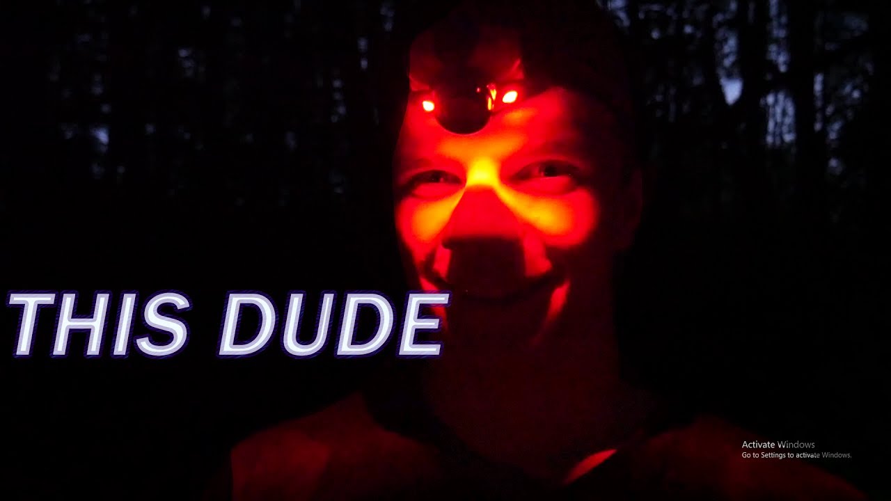 Look at this dude with his flashlight - YouTube