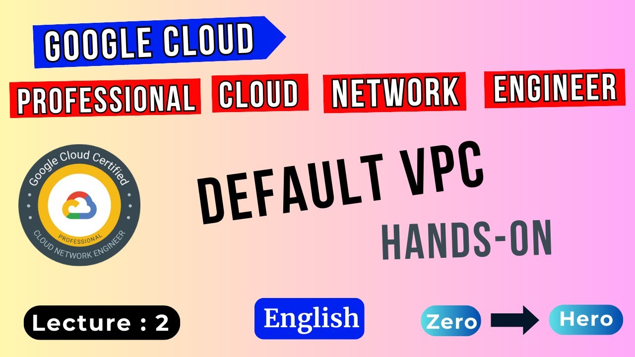 Lecture 2 | Default VPC Explained | GCP Professional Cloud Network Engineer Training |GPM Tech ...