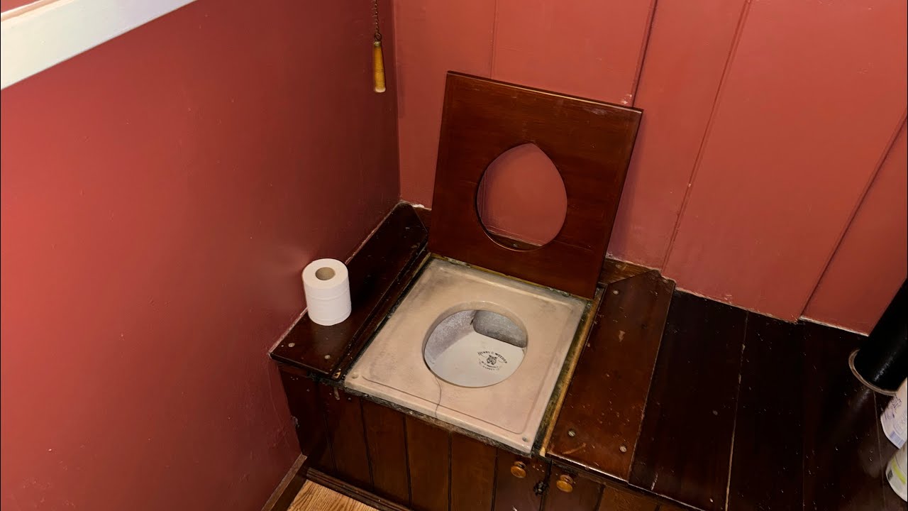RARE! Antique 1885 Henry C. Weeden Toilet! - YouTube
