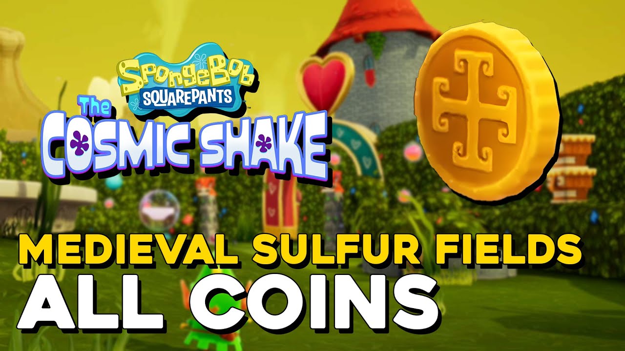 SpongeBob Squarepants: The Cosmic Shake Medieval Sulfur Fields All Coin ...
