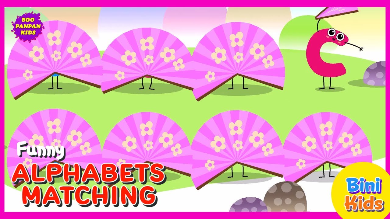 Bini Kids Alphabet Activities matching |Boopanpankids - YouTube