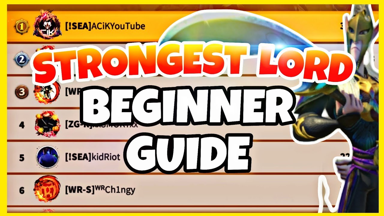 HOW TO GET #1 IN STRONGEST LORD | Call of Dragons - YouTube
