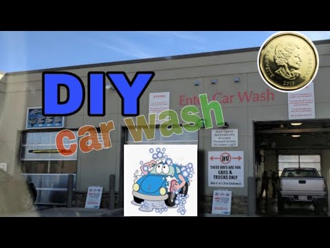 How to use Coin operated car wash | Calgary, Alberta - YouTube