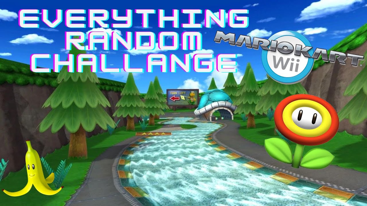 Mario Kart Wii (Every Thing Random Challenge!!) - YouTube