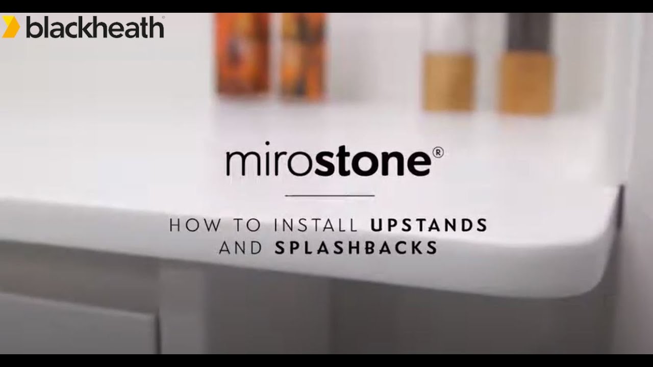Mirostone Solid Surface: Upstands and Splashbacks - YouTube