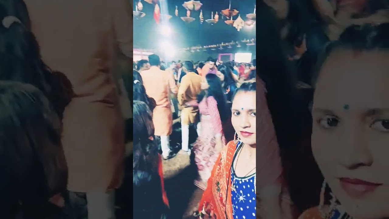 garba night with lavish green party plot - YouTube