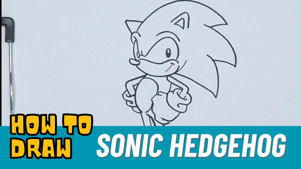 How to Draw Sonic - YouTube