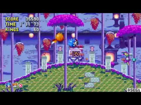 Game In Reverse: Sonic Mania Press Garden Zone - YouTube