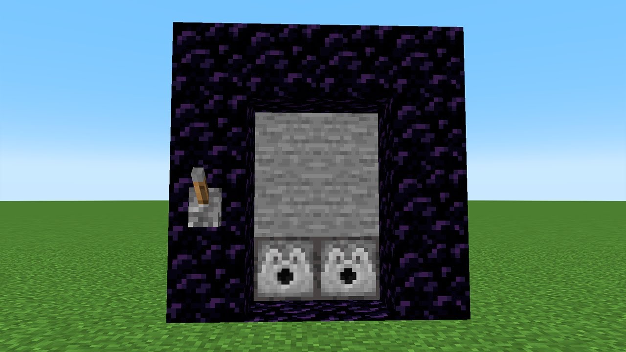 automatic nether portal - YouTube