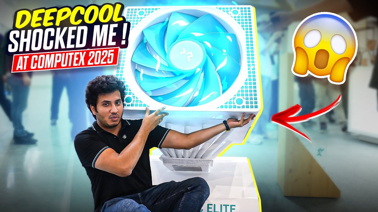 DeepCool Launched a Huge CPU Cooler 😍 Computex 2025 - YouTube