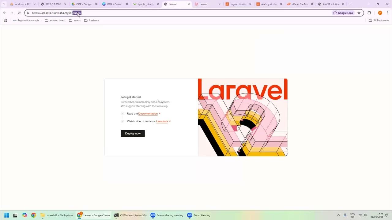 Menampilkan dan Menambah data dengan laravel - YouTube
