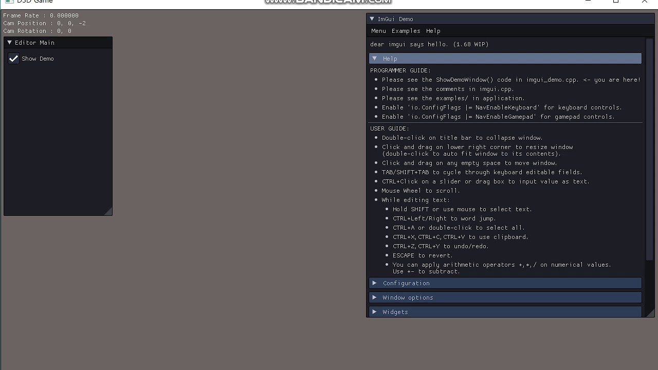 DirectX] Making Editor - 1 : : Show Demo Window - YouTube