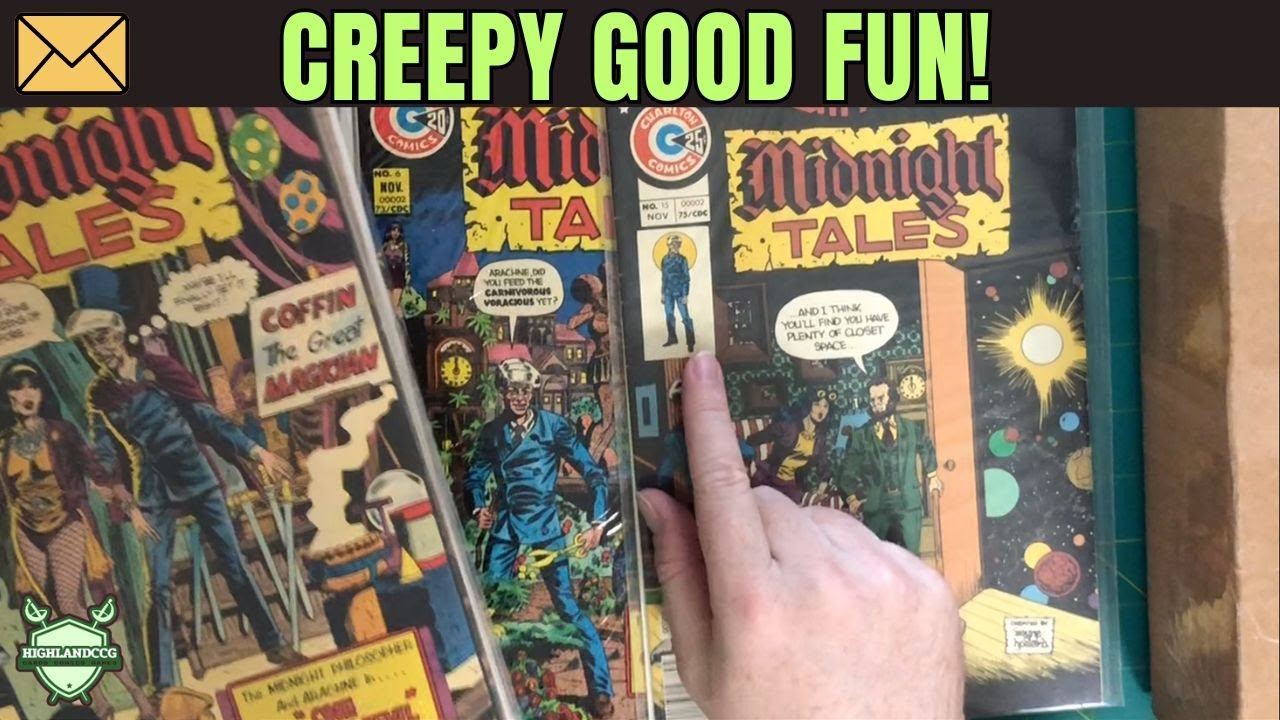 CREEPY MAIL DAY MIDNIGHT TALES COMIC HAUL - YouTube
