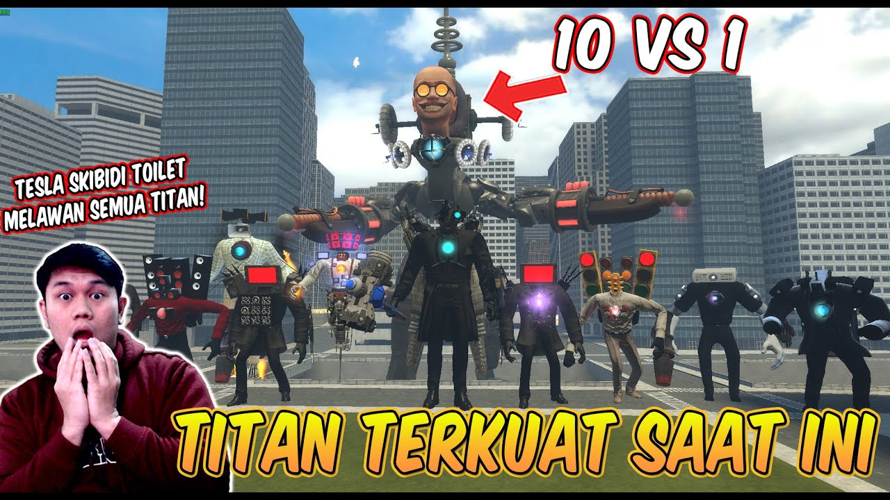 NEW TITAN SKIBIDI TOILET UPGRADE VS 10 TITAN TERKUAT DI SKIBIDI TOILET ...