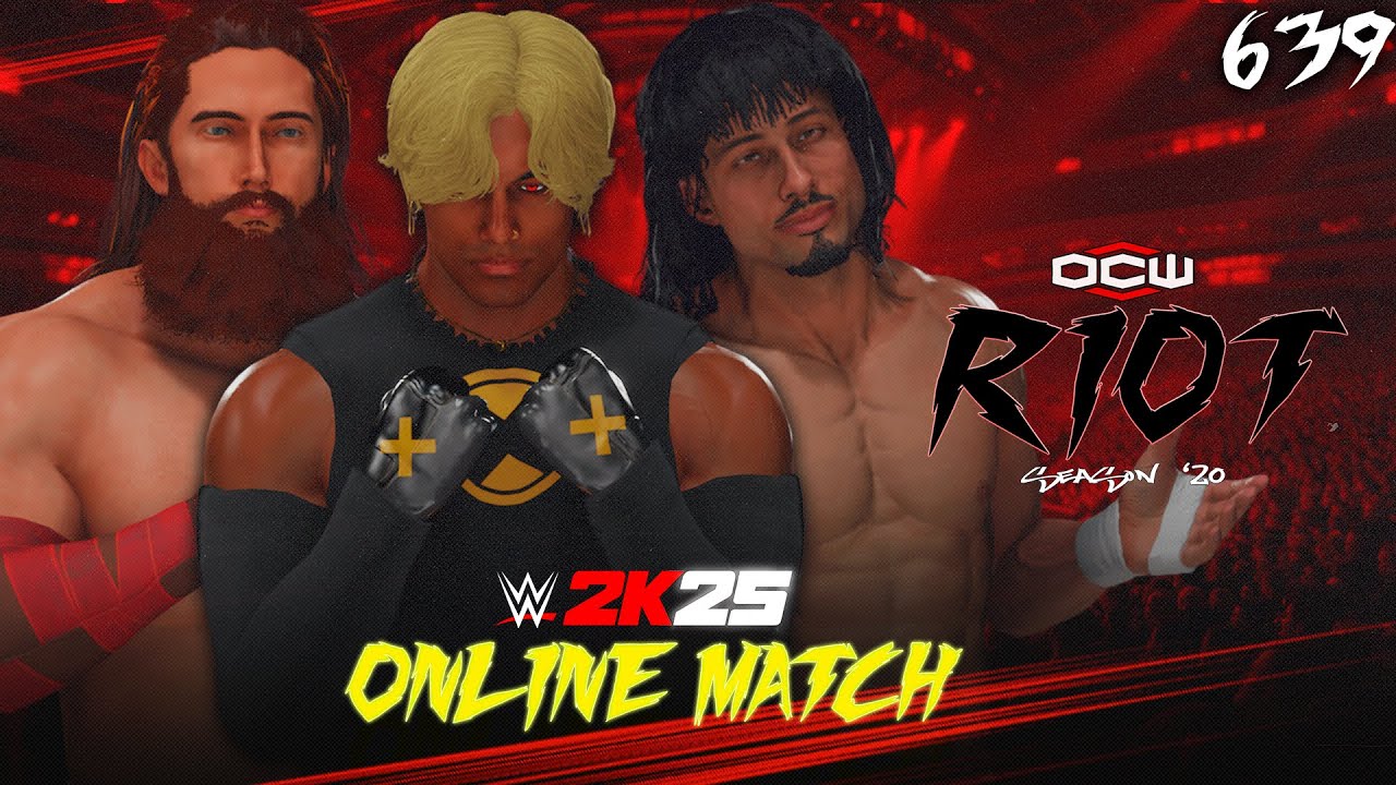 RIOT 639 - Sammuell Omen vs. Scotty X. vs. Ricky Colon (WWE 2K Online ...