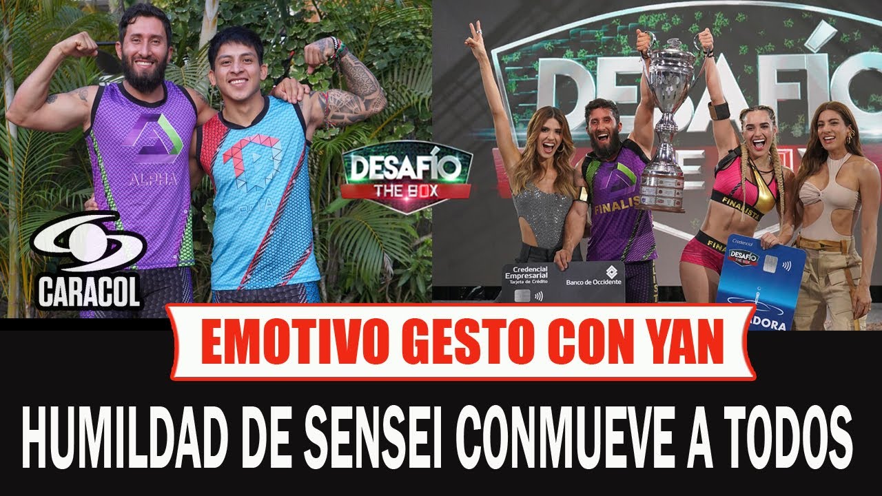 "EMOTIVO GESTO DE SENSEI" CAMPEON DEL *DESAFIO THE BOX 2023* AYUDA A ...
