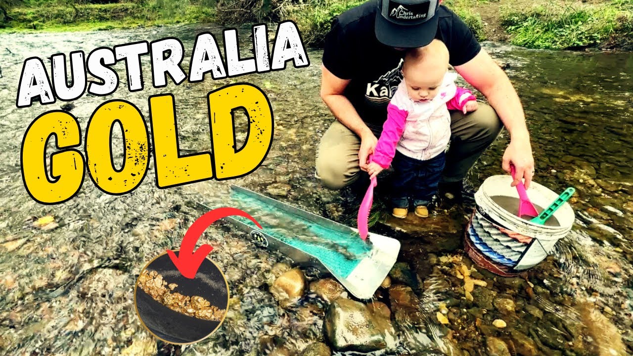 Gold Rush Down Under: Finding our FIRST Australian GOLD - YouTube