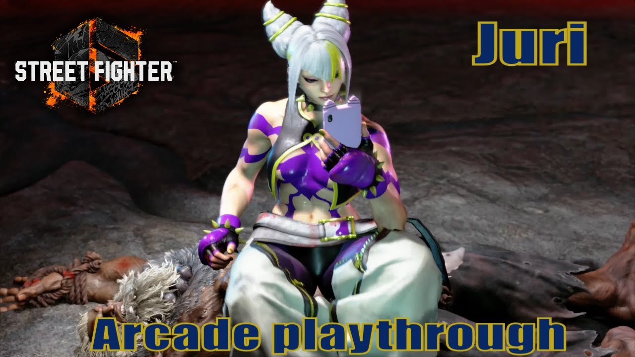Street Fighter 6 | Juri arcade playthrough | All cutscenes 4K - YouTube