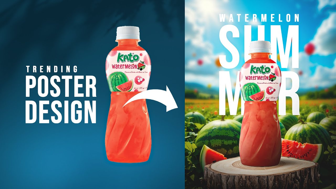 Photoshop Poster Design for Instagram Ads 📸 | Viral Marketing Hack ...