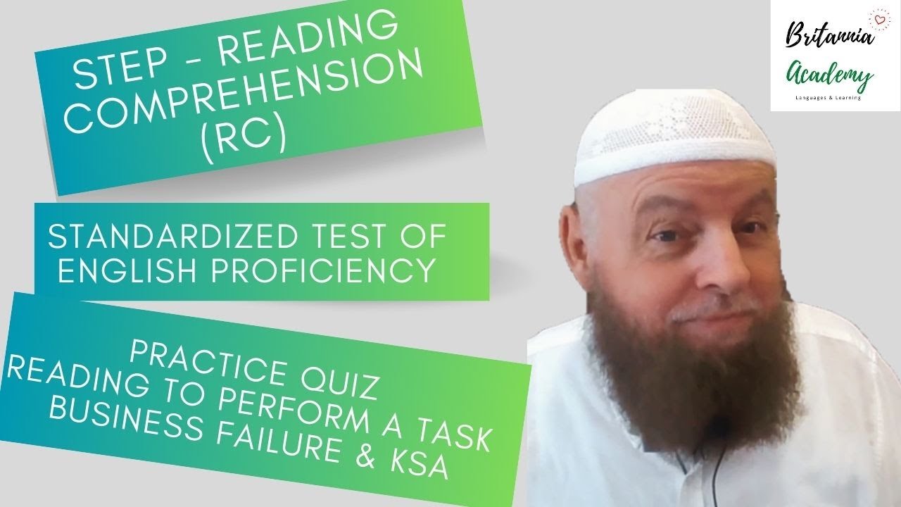 Reading Comprehension (RC) Skill 2 - Reading to Perform a Task ...