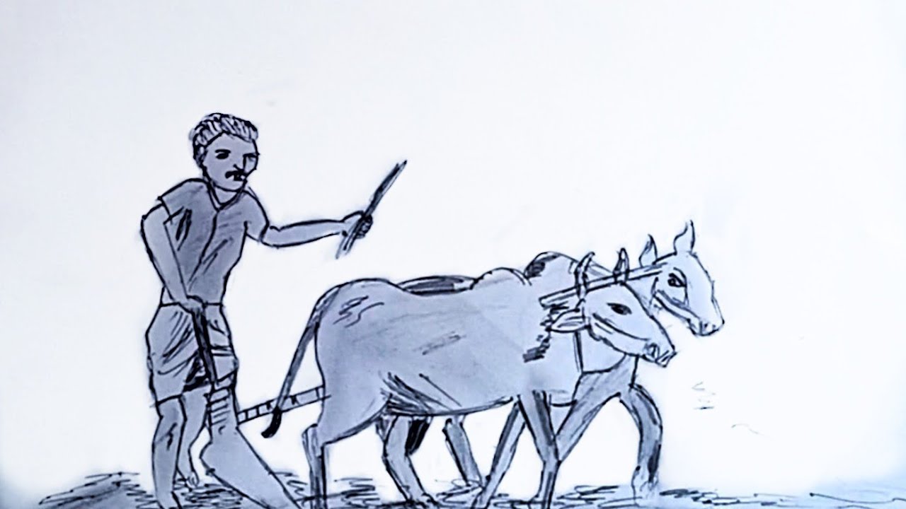 How to draw bail pola drawing easy step by step 2022 ll बैल पोळा || # ...