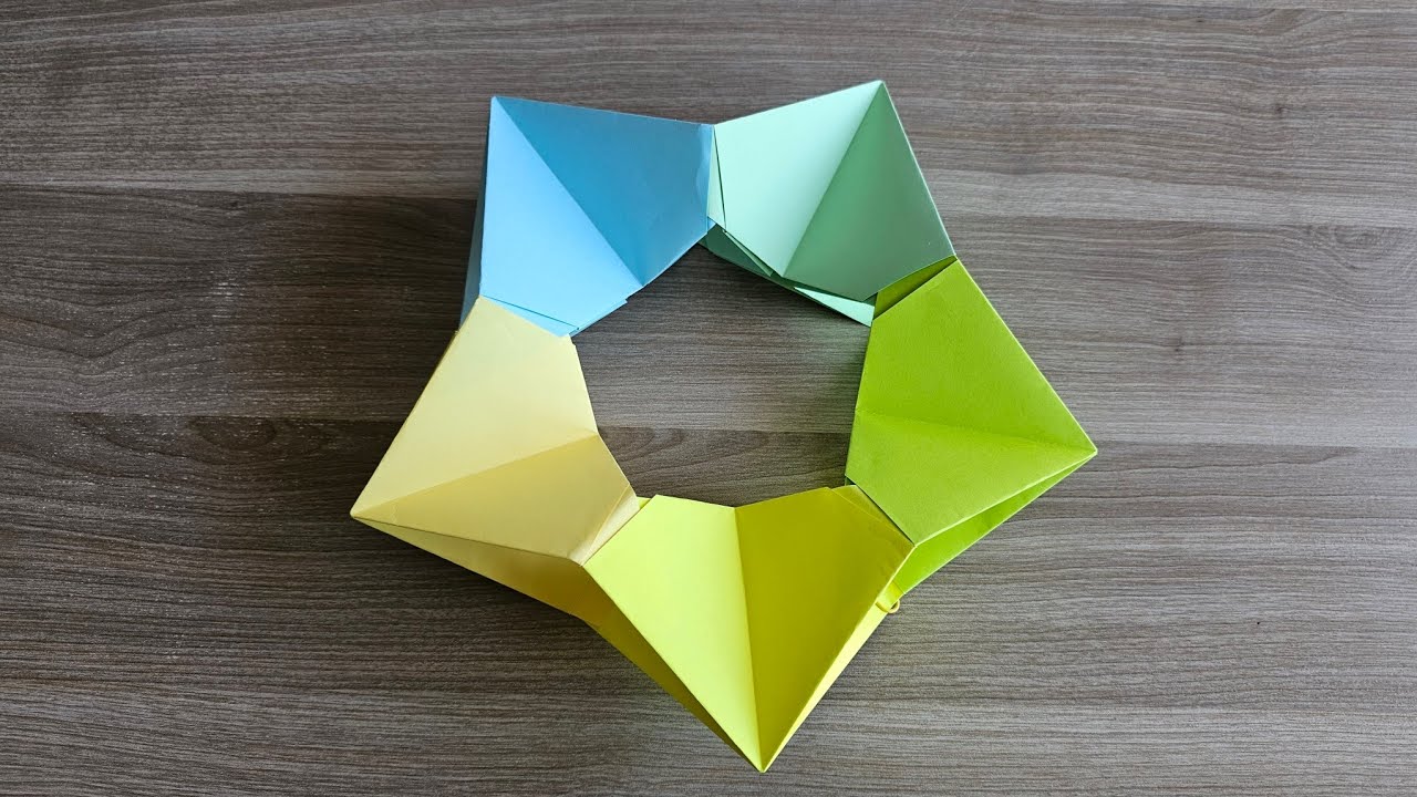 modular origami / how to make with paper - YouTube